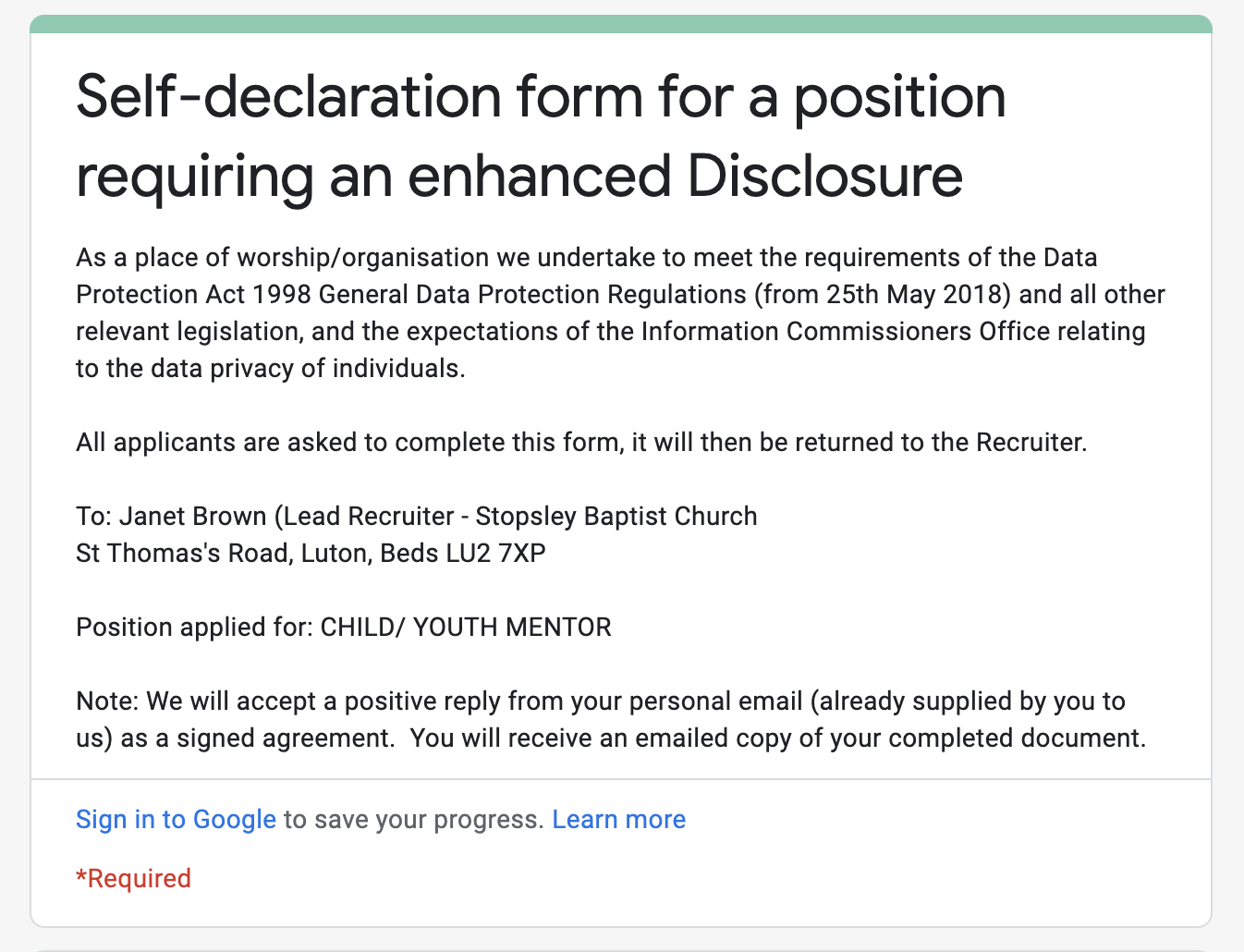 DBS - GreenHouse Mentoring